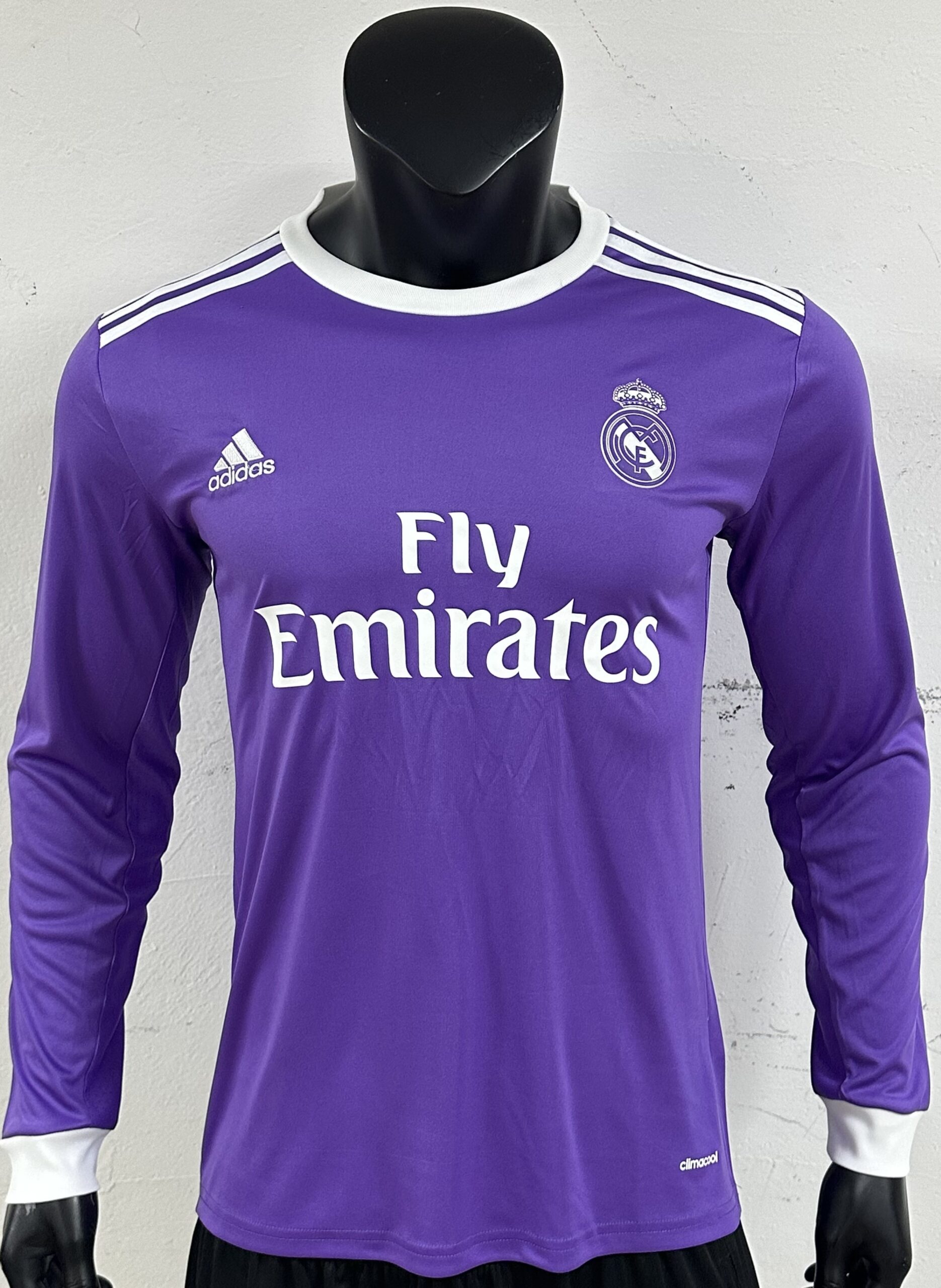 Real Madrid 2016-17 Away Purple Kit Full Sleeve- Retro Jersey - GondoGoal